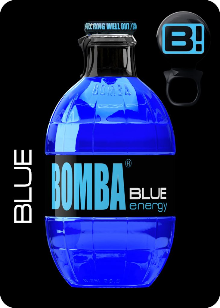 Bomba Blue Energy (12 x 0,25 liter fles) - Five Star Trading Holland
