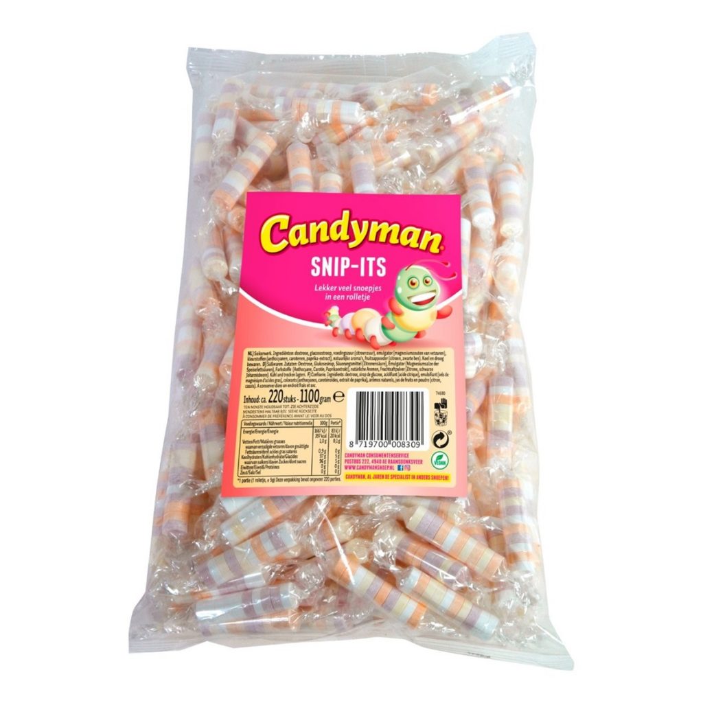 Candyman Snip Its (220 Rolletjes) - Five Star Trading Holland