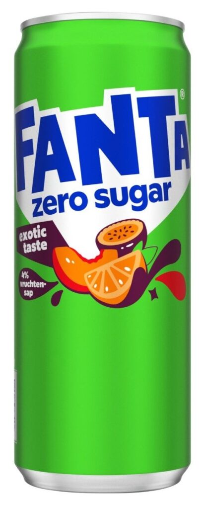 Fanta Zero Sugar Exotic (24 x 0,33 Liter blik NL) - Five Star Trading ...