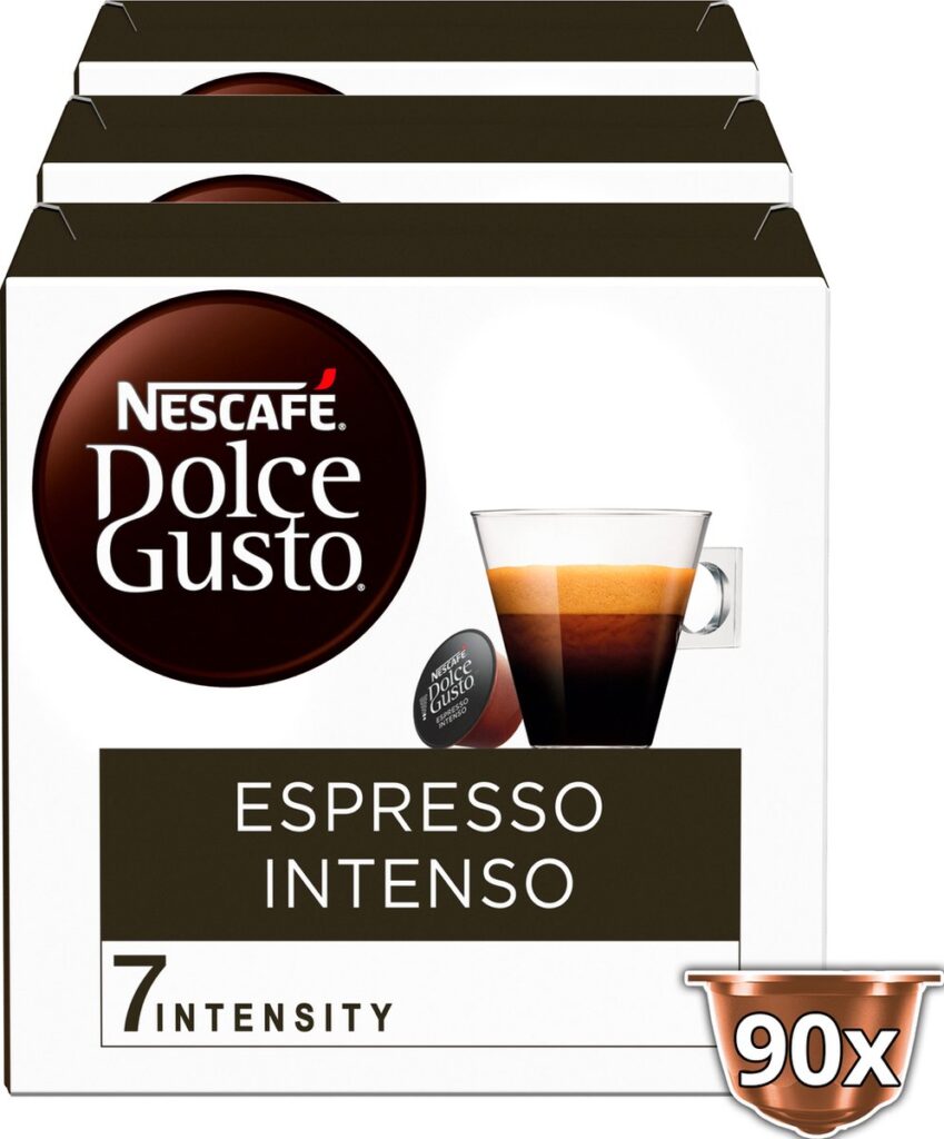 Nescafé Dolce Gusto Espresso Intenso XL - 90 cups for 90 cups of coffee ...