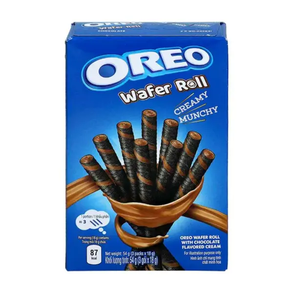 Oreo Wafer Roll Chocolate (20 x 54g) - Five Star Trading Holland