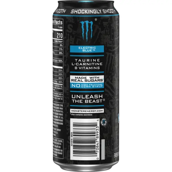 Monster Energy Electric Blue (24 x 0,473 Liter Dosen USA) - Five Star ...